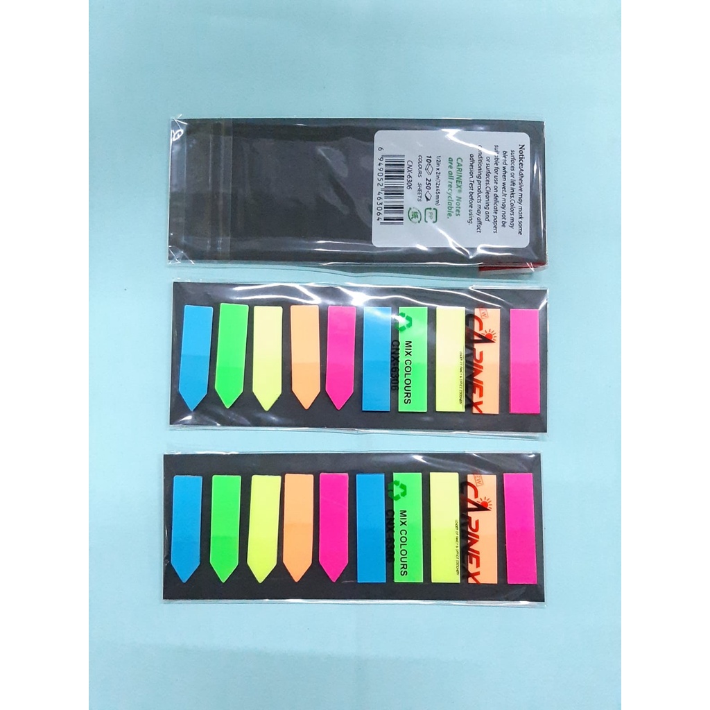 Jual Sticky Note Tempelan Memo Carinex 6306 warna Post it / memo ...