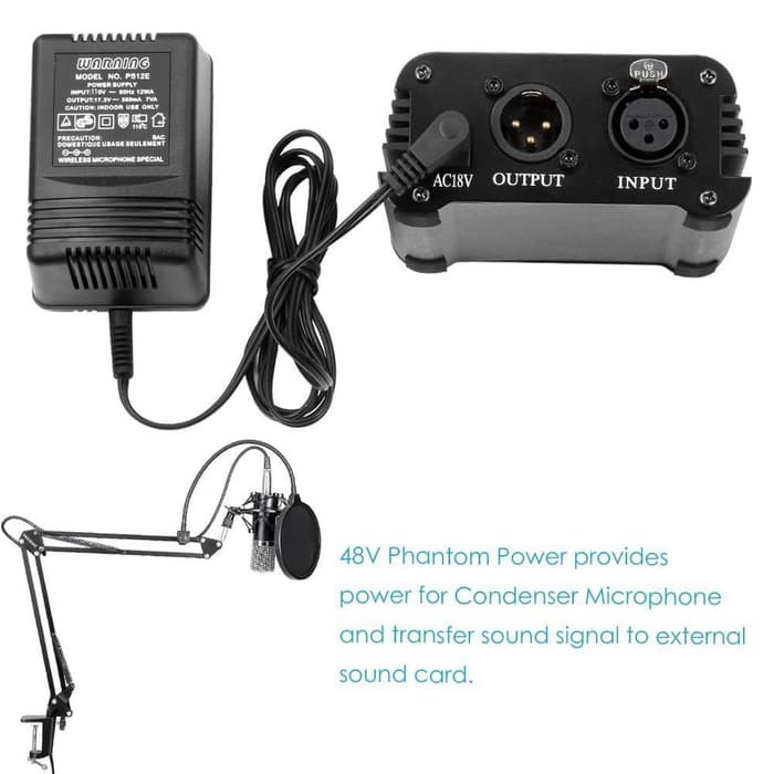 Jual Neewer NW 700 Professional Condenser Microphone Kit 48V Phantom ...