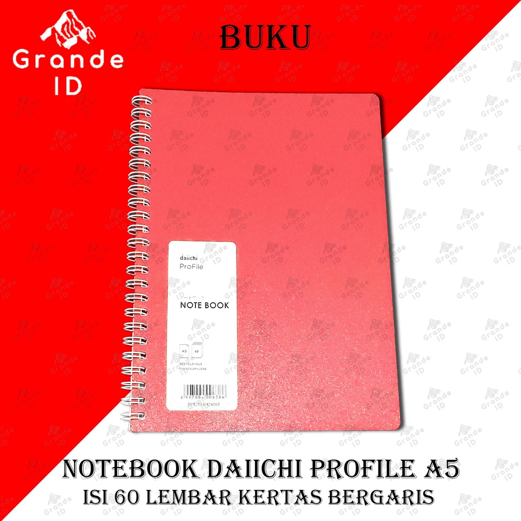 Jual BUKU NOTEBOOK DAIICHI PROFILE A5 ISI 60 LEMBAR | Shopee Indonesia