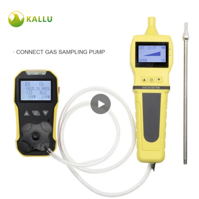 Jual Pump Multi 4 in 1 Gas Detector Gas Meter O2 H2S CO LEL Oxygen ...