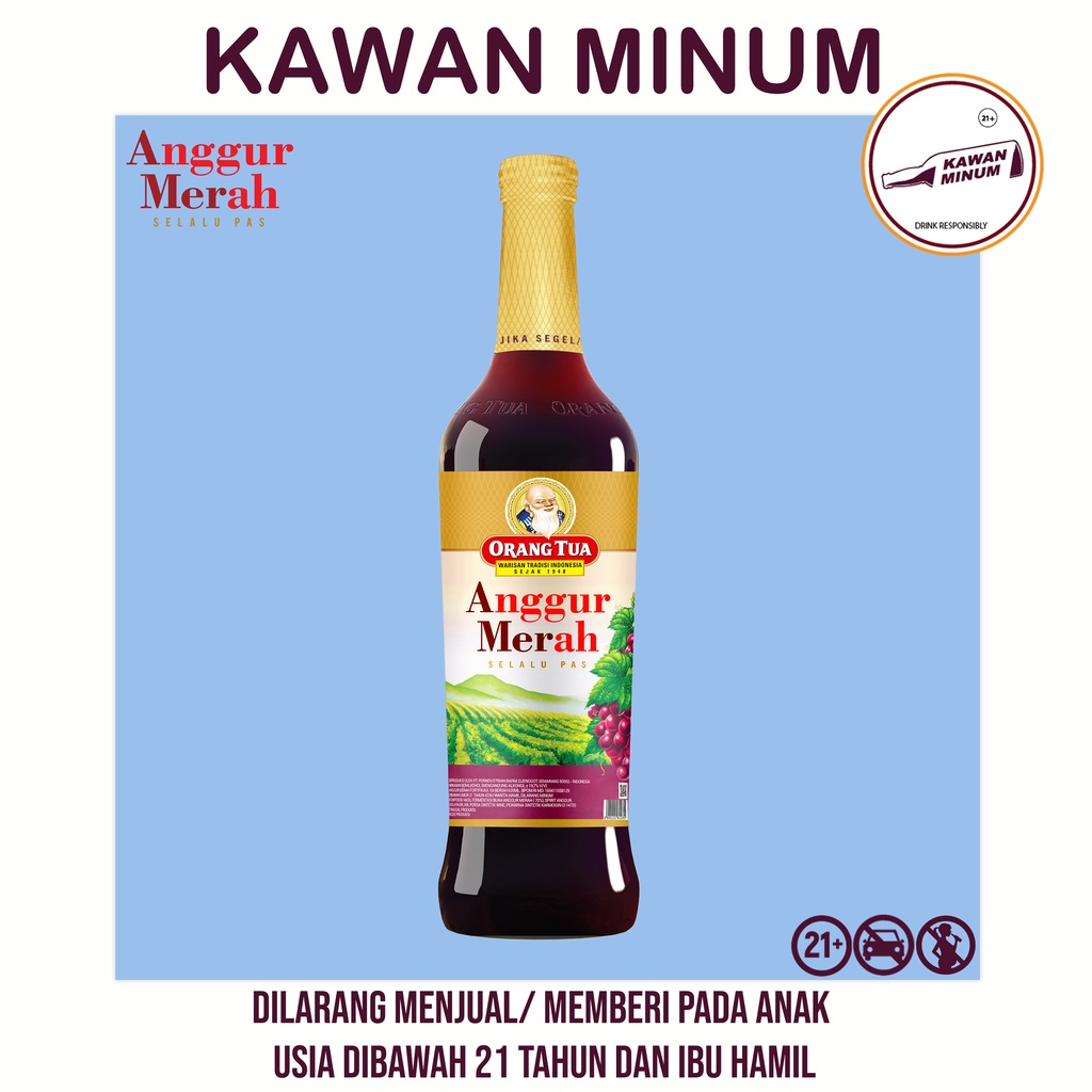 Jual Orang Tua Anggur Merah Gold (620mL) | Shopee Indonesia