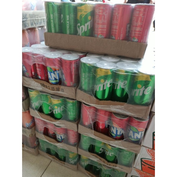 Jual Mixed Fanta Sprite Kaleng 1 Dus Isi 24 | Shopee Indonesia