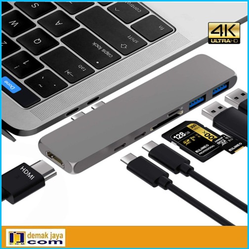 Jual USB Hub Type C 7 In 1 for Macbook Pro | Shopee Indonesia