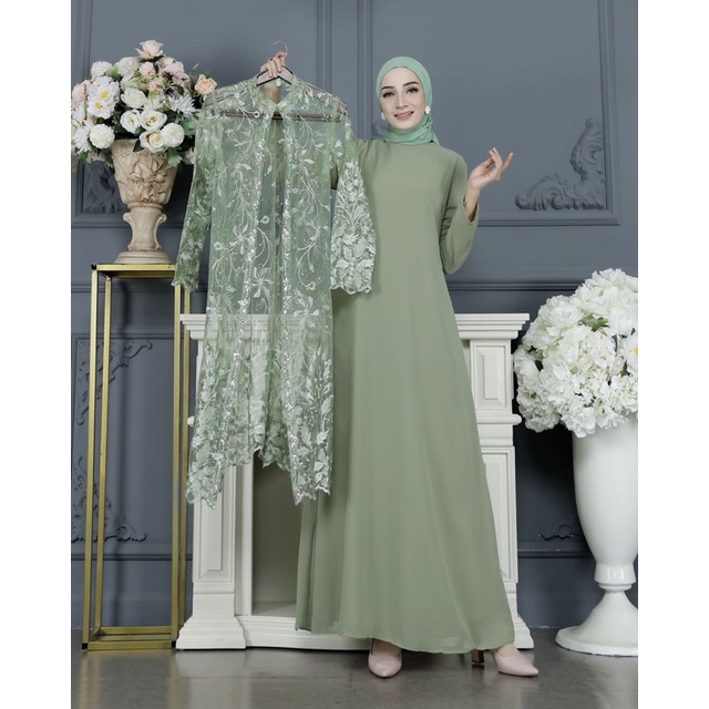 Jual NEW ARRIVAL GAMIS ROMPI OUTHER TERPISAH / GAMIS PESTA MODERN ...