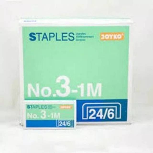 Jual Isi staples besar No 3 merk Joyko ( isi 20 box kcl ) | Shopee ...