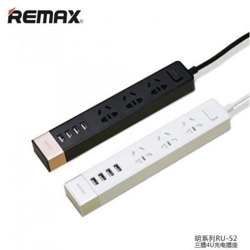 Jual Colokan Listrik kabel extension 4 Port Charger USB EU Plug Stop ...