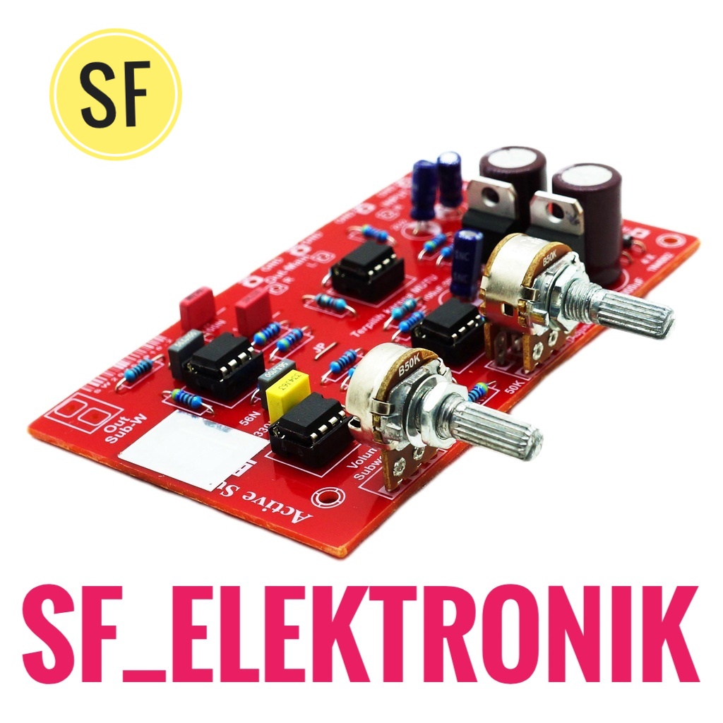 Jual Kit Crossover Aktif Subwoofer AKTIF FOR SUBWOOFER SW 2075 | Shopee Indonesia