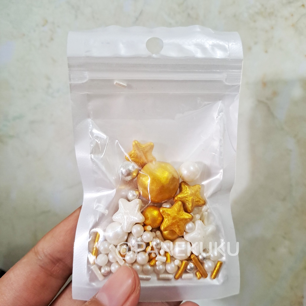 Jual Sprinkel mutiara/ Sprinkle hiasan ulang tahun warna warni ...