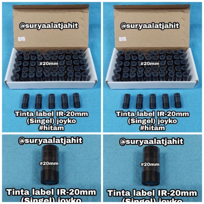 Jual Tinta label Ink Rol 20mm (Singel) JK =rp.4.500/1pcs | Shopee Indonesia