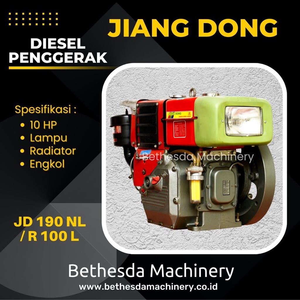 Jual diesel mesin penggerak 7 PK JIANG DONG 8 HP radiator lampu 10 hp | Shopee Indonesia