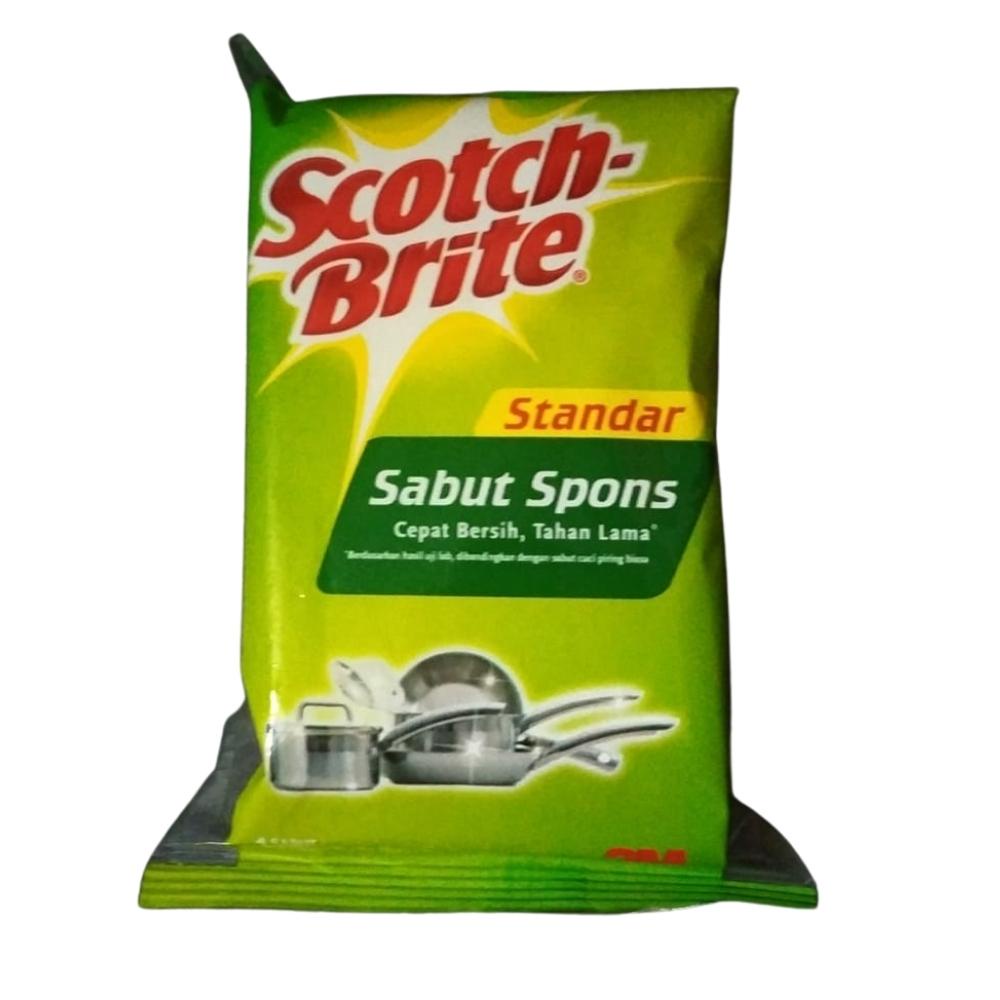 Jual spons cuci STANDAR piring scotch brite STANDART sabut busa cuci ...