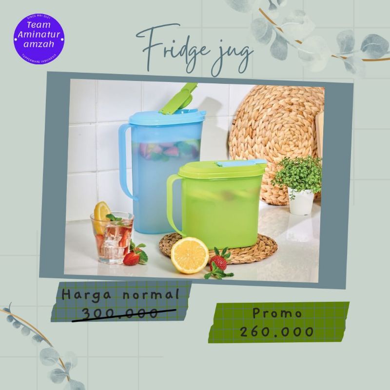 Jual FRIDGE JUG TUPPERWARE | Shopee Indonesia