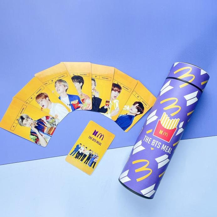 Jual BTS MEAL MCD TUMBLER CUSTOM PAKET BOX FREE PHOTOCARD - PAKET BTS MEAL | Shopee Indonesia