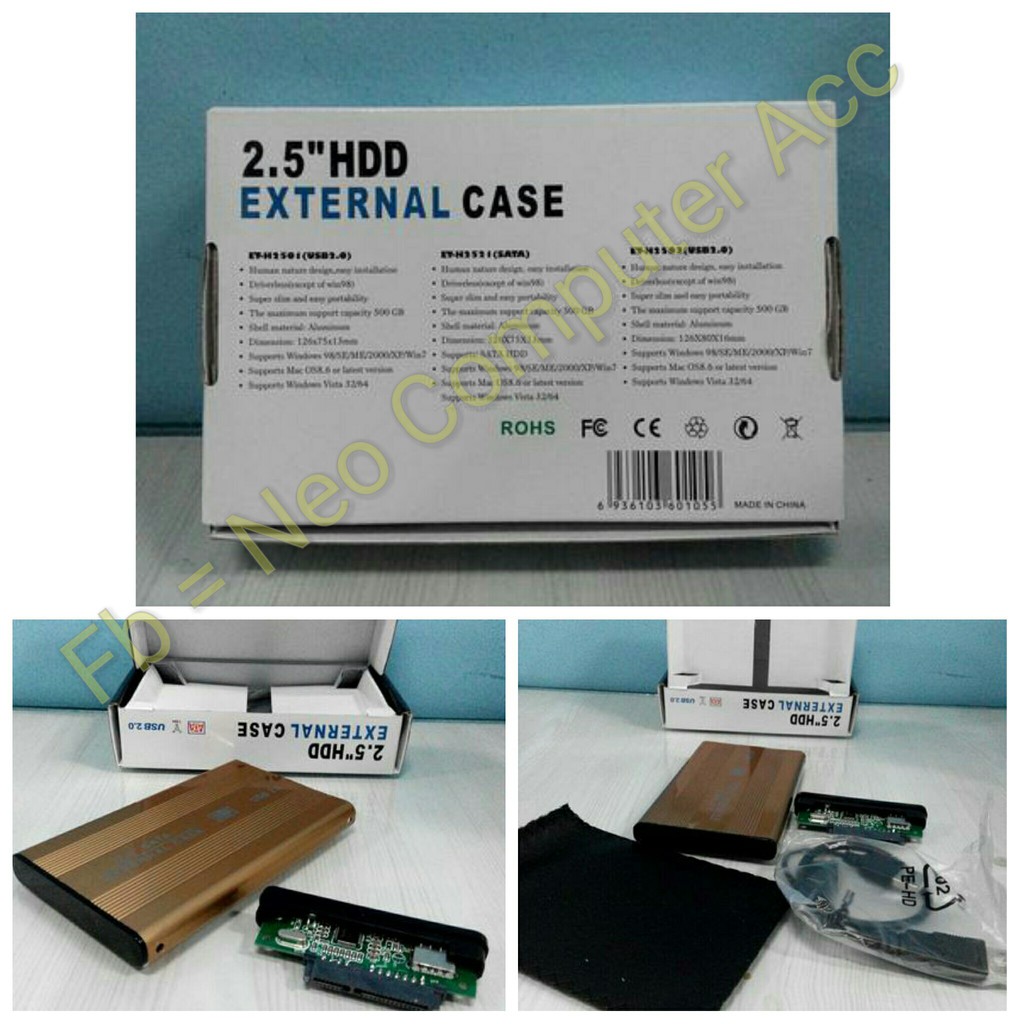 Jual Casing Hardisk External Hdd Enclosure sata | Shopee Indonesia