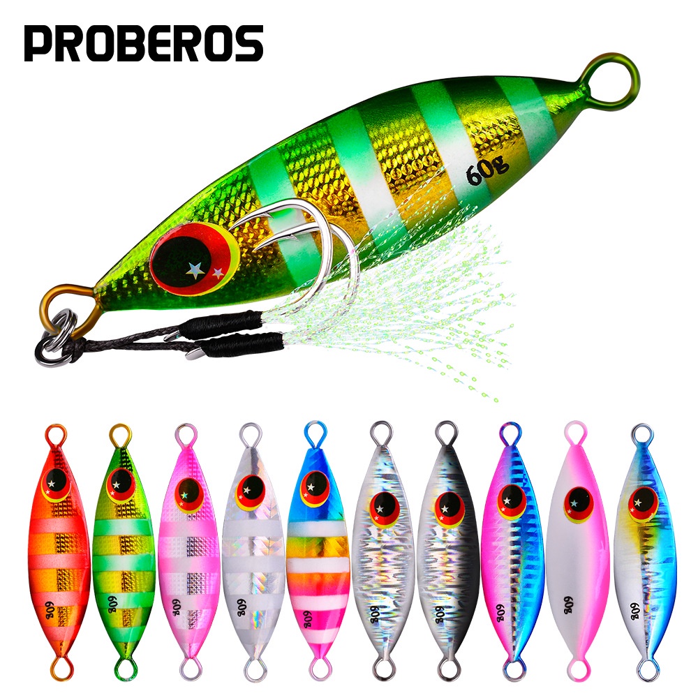Jual Metal Jig Premium merk Proberos Umpan Pancing Jigging Mancing Laut ...