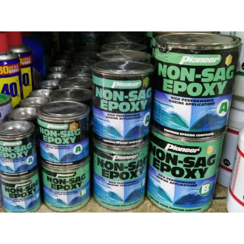 Jual Pioneer Epoxy NON-SAG 1 PINT 1,6kg = 795gr + 800gr Lem Epoxy Dalam ...