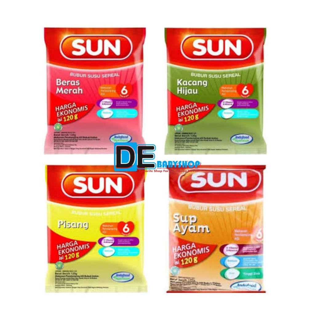 Jual SUN BUBUR EKONOMIS 120GR / KEMASAN EKONOMIS | Shopee Indonesia