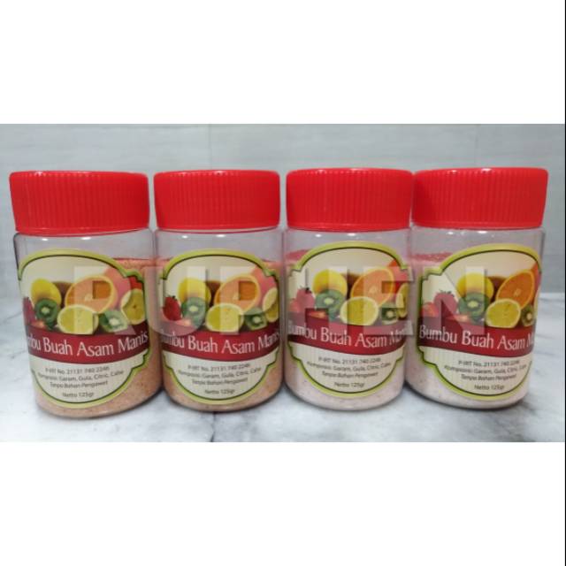 Jual Bumbu Buah Asam Manis Garam Buah Bisa Untuk Rujak Buah | Shopee ...