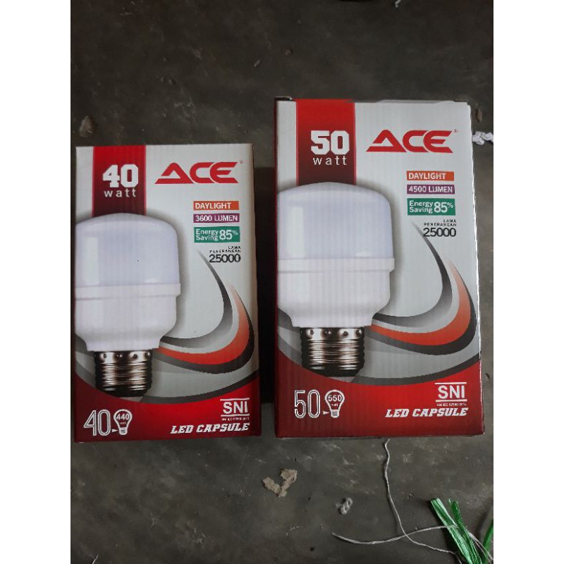 Jual lampu led ACE capsule 40w 45w 50w/lampu led 40watt 45 Watt dan ...