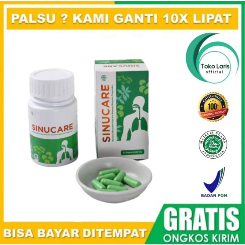 Jual Sinucare Herbal Sinusitis Bronkitis dan Asma - Bisa COD | Shopee ...