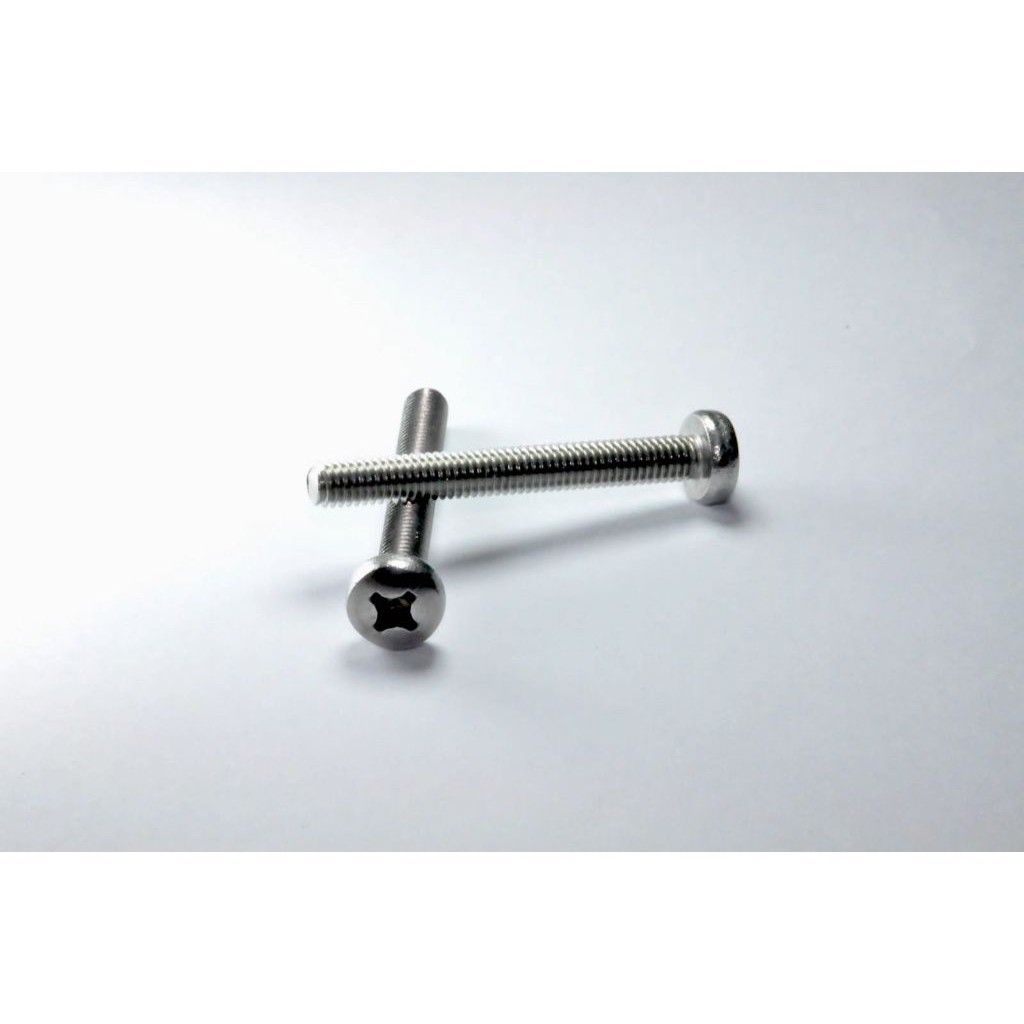 Jual Baut JP / Machine Screw M03 X 25 Stainless Steel (10 Pcs) | Shopee ...