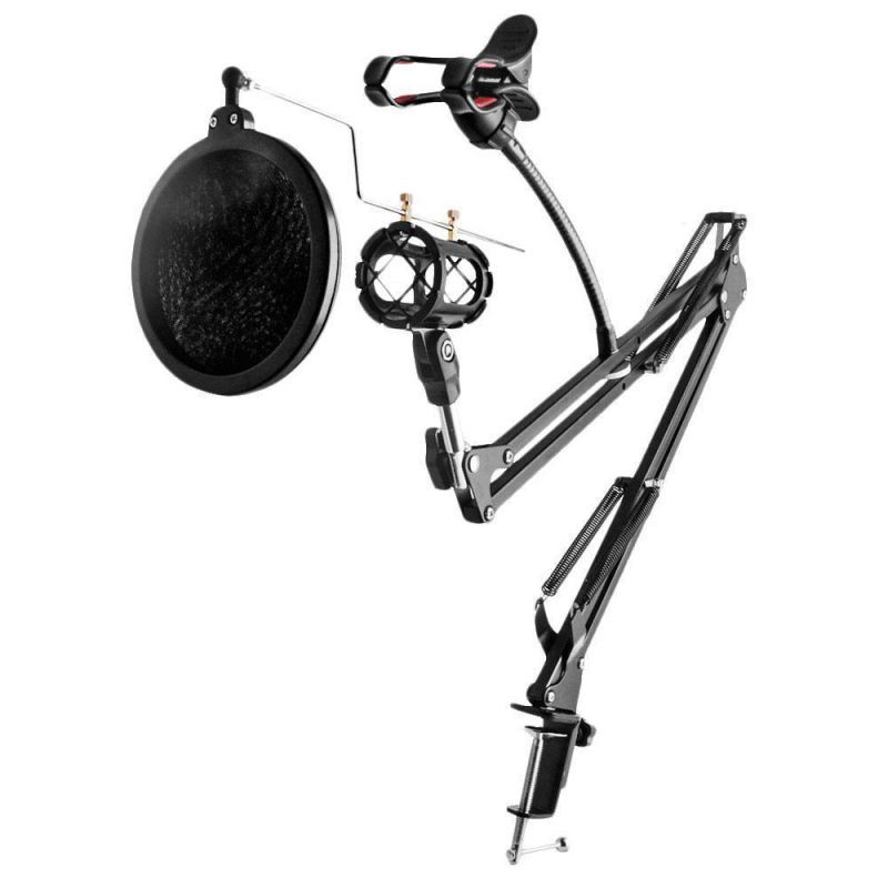 Jual Bracket Arm Stand for Mic Condenser Microphone Tiang Dudukan ...
