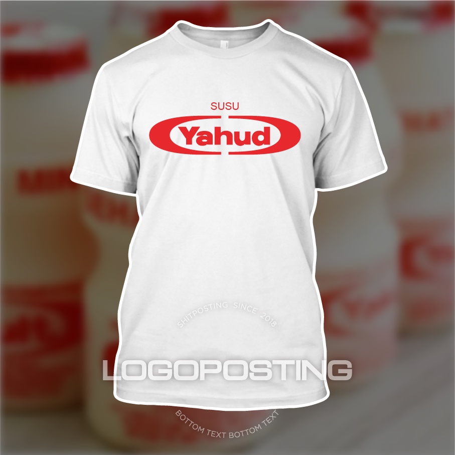 Jual YAHUD - Kaos Tshirt Logoposting Yakult (Susu) | Shopee Indonesia
