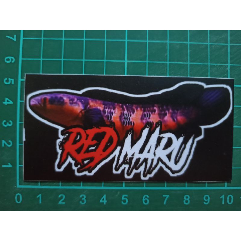 Jual STIKER JENIS CHANNA RED MARU | Shopee Indonesia