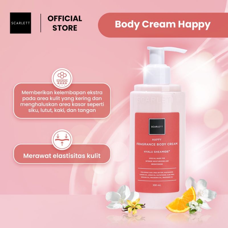 Jual Scarlett Whitening Body Lotion 300 Ml Handbody Scarlett Body