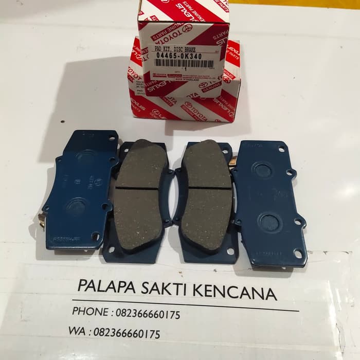 Jual BRAKE PAD KAMPAS REM DEPAN TOYOTA HILUX VIGO NEW 2500CC MADE THAILAND | Shopee Indonesia