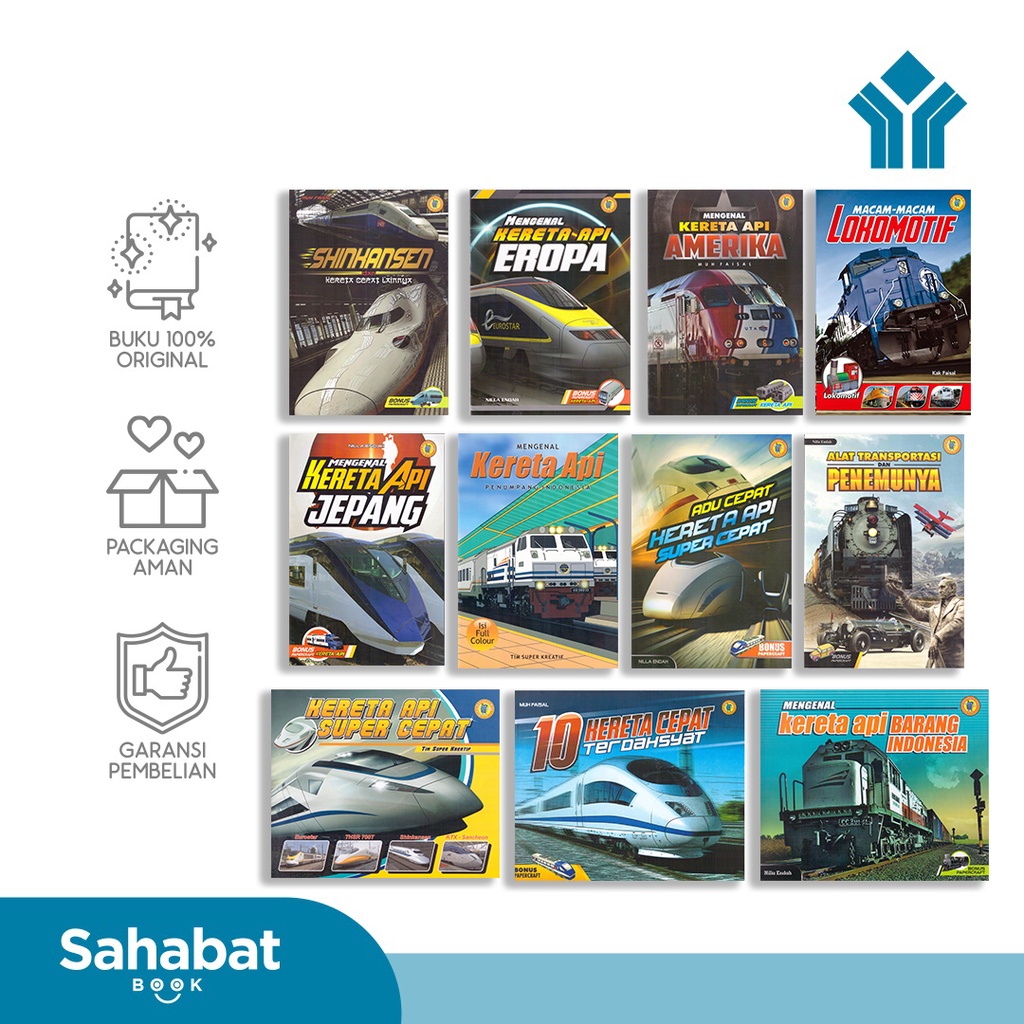 Jual Buku Anak Mengenal Transportasi Kereta Api Seluruh Dunia | Shopee Indonesia
