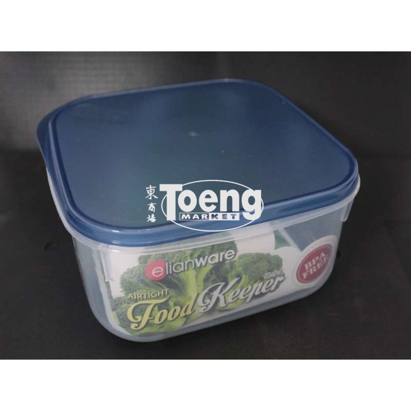 Jual AIRTIGHT SQUARE FOOD KEEPER 2100ml E-1643 ELW / TEPAK MAKAN ...