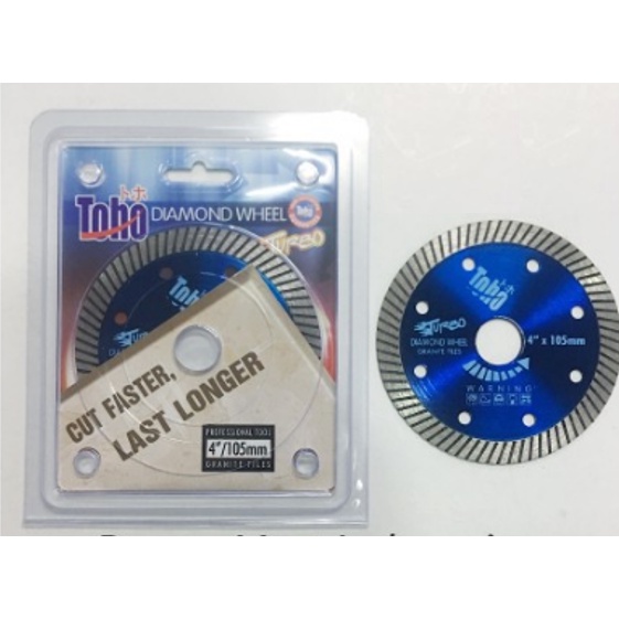 Jual Diamond Wheel Toho Turbo | DW turbo 4" | Mata Potong Toho 4 Inch ...