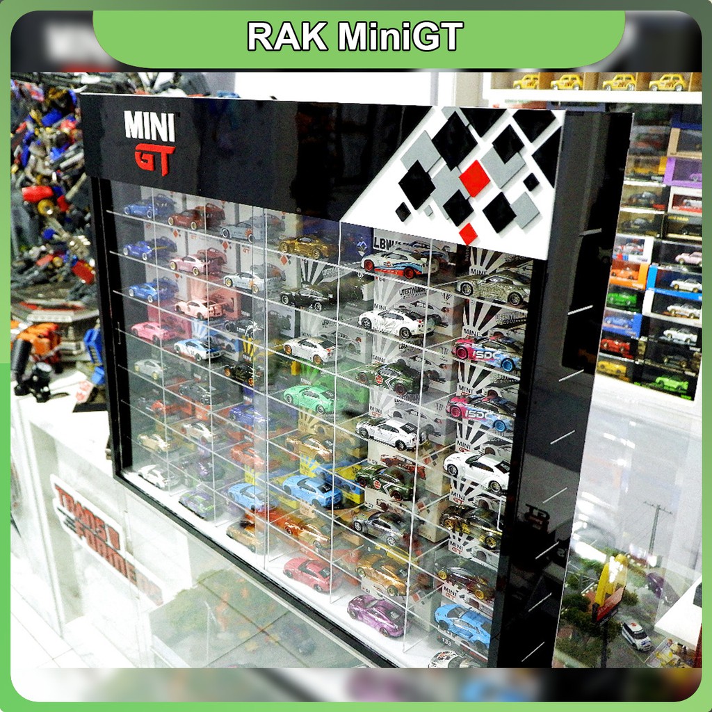 Jual Rak MINI GT Isi 48 Skala 1:64 Standart Edition Bahan Acrylic ...