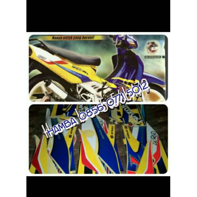 Jual list satria lumba biru kuning hitam Orange biru kenny robert ...