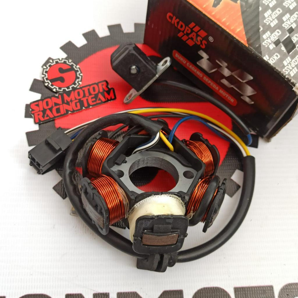 Jual Spool Spull Spol Stator Assy Honda Supra X lama / Fit / Revo 100 Lama / Legenda Plus Pulser ...