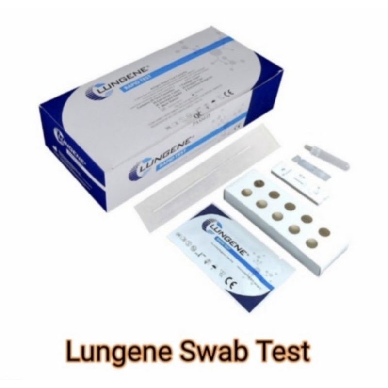 Jual Alat Test Swab Antigen Clungene ORIGINAL Lungene biru AKL KEMENKES ...