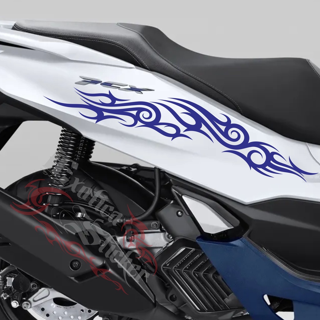Jual lis striping cutting sticker body motor tribal 1 matic scoopy pcx ...