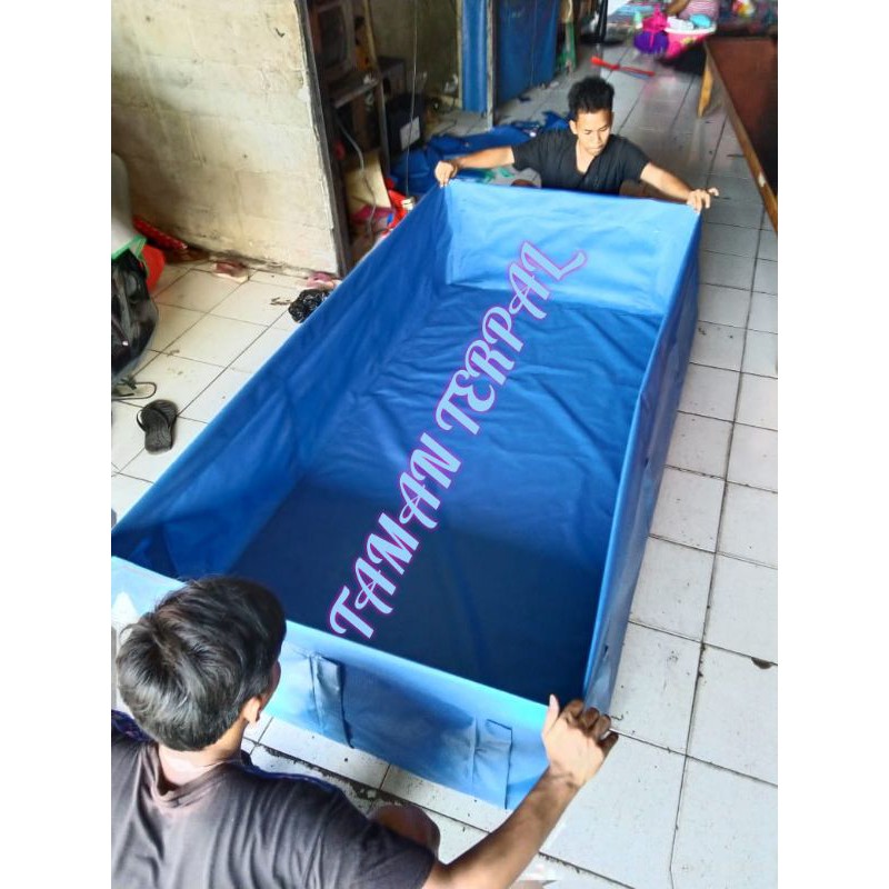 Jual TERPAL KOLAM KOTAK ORCHID 1X2X0, 5 MOTIF SLOT PARALON/KOLAM TERPAL ...