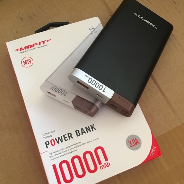 Jual Powerbank VEGER MOFIT M19 10000mah 3.0 Qualcomm QUICK CHARGER 100% ...