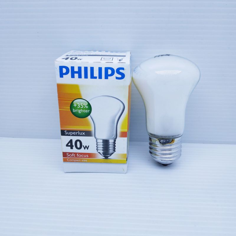 Jual PHILIPS SPOT NR63 40W 60W Watt Light SUPERLUX / Lampu Pijar PANAS E27 Kuning REPTIL Etalase ...