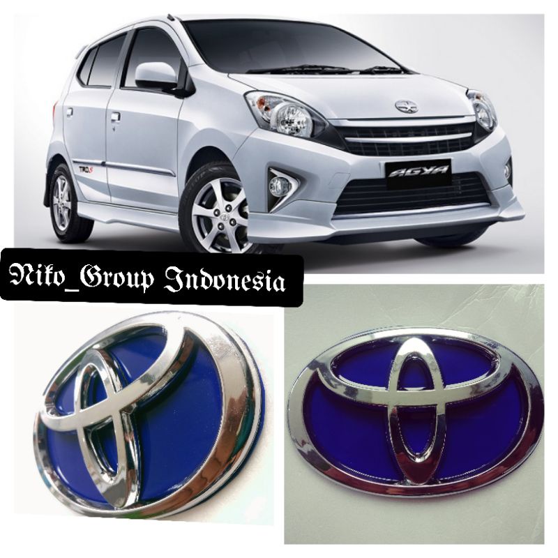 Jual Emblem Logo Toyota AGYA Ayla Lama 2013-2016 | Shopee Indonesia