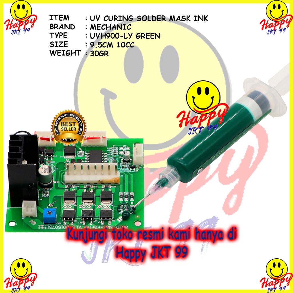 Jual PASTA PELAPIS CAT PCB UV CURING CURABLE SOLDER MASK INK MECHANIC ...