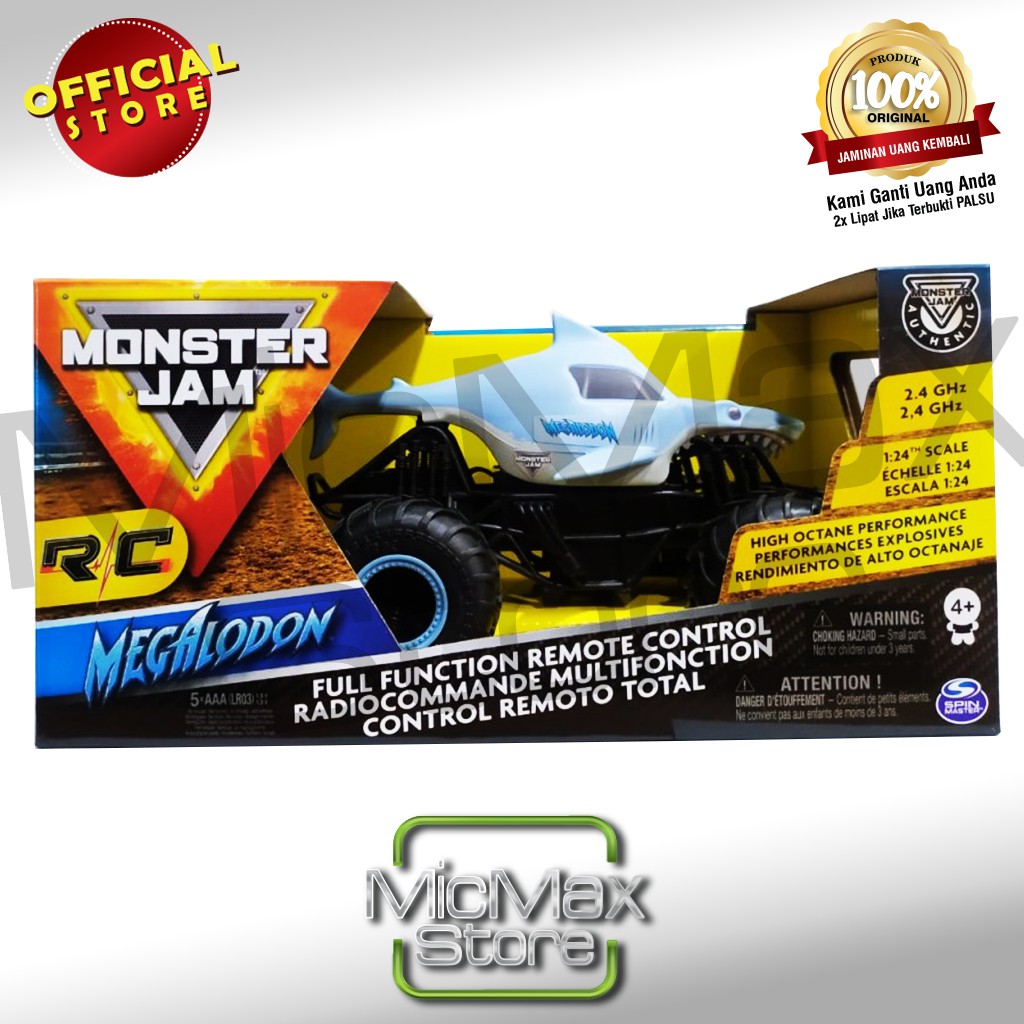 Jual Monster Jam Megalodon Full Function Remote Control | Shopee Indonesia