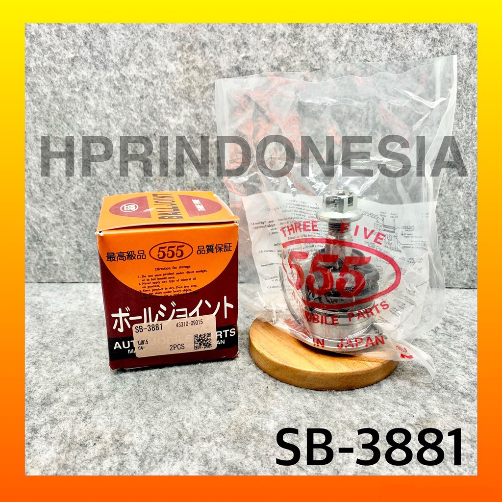 Jual Ball Joint Atas Up SB-3881 Toyota Innova Fortuner Hilux | 43310 ...