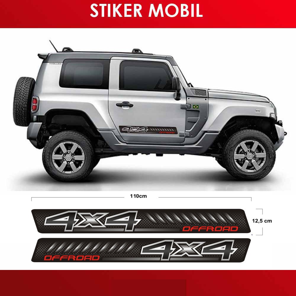 Jual Stiker Mobil 4x4 Sticker Universal | Shopee Indonesia
