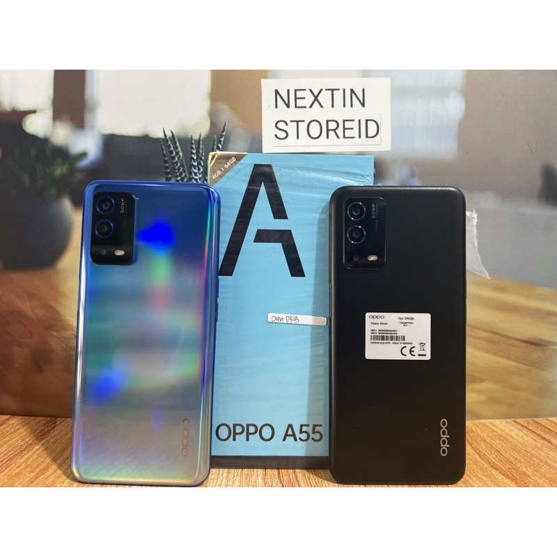 Jual OPPO A55 4/64 SECOND FULLSET | Shopee Indonesia