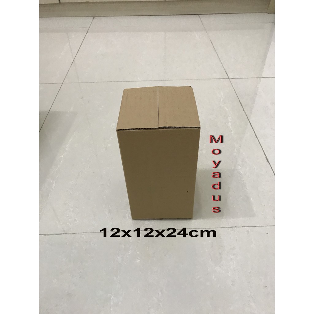 Jual kardus/karton/box uk.12x12x24 cm untuk packing (MP) | Shopee Indonesia