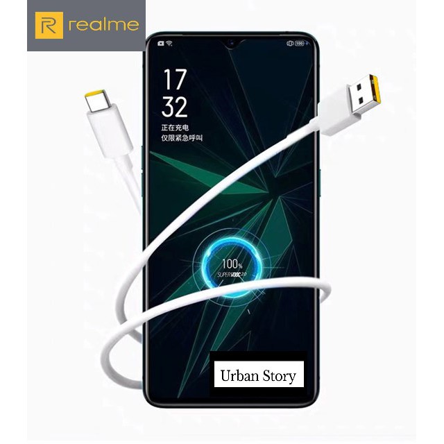 Jual ORIGINAL KABEL DATA REALME 7 7i 7 PRO USB TYPE C DART CHARGE VOOC ...