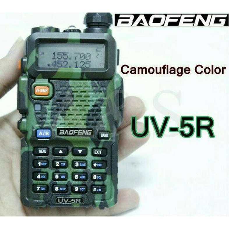 Jual Termurah! HT BAOFENG UV5R ARMY LORENG UV5RE MURAH FREE HETSET | Shopee Indonesia